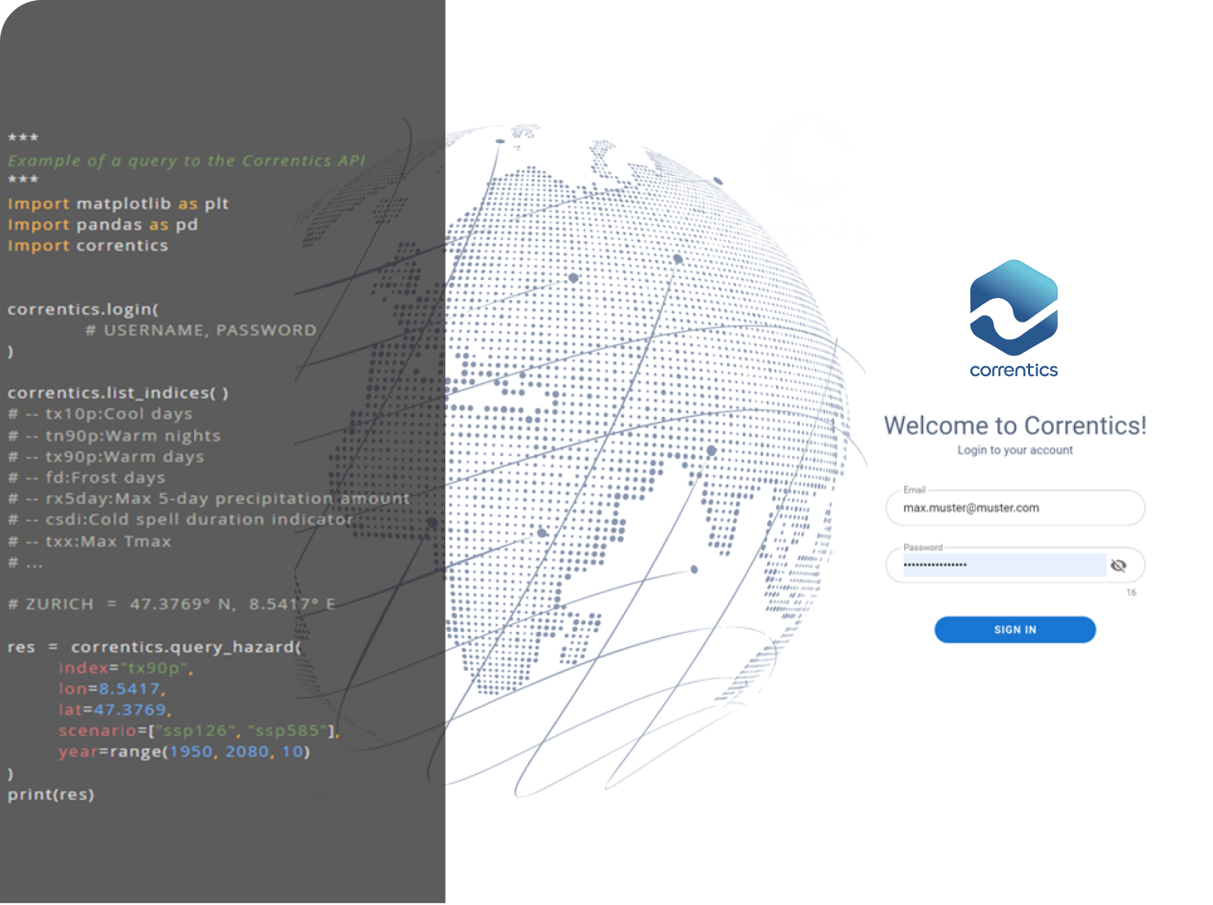 Climate Risk Assessment Platform - Products
