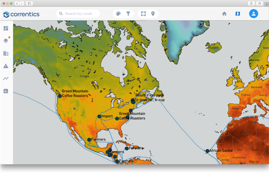 Correntics - Climate Risk Analytics Platform