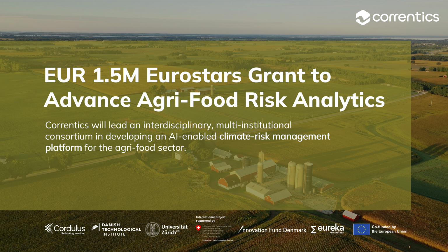 Correntics secures EUR 1.5 million to transform climate-risk management ...